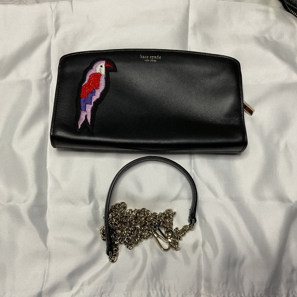 kate spade | Bags | Kate Spade Crossbody East West Parrot Beaded Used ...